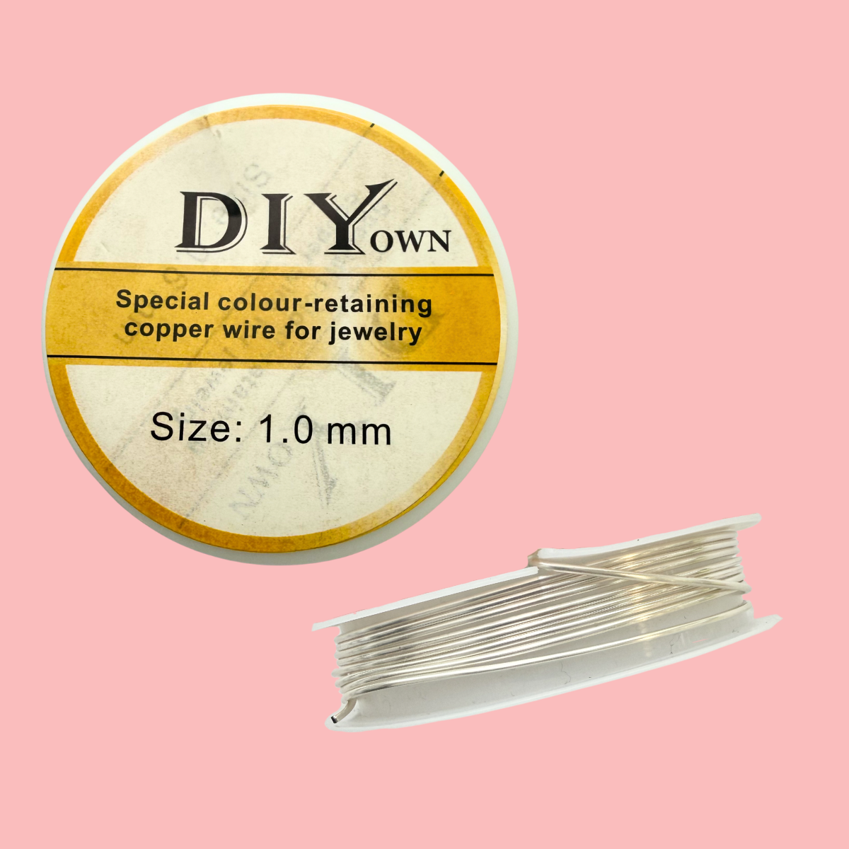 1.5m Roll of 18 Gauge Tarnish Resistant Silver Plated Artistic Wire #1 ...