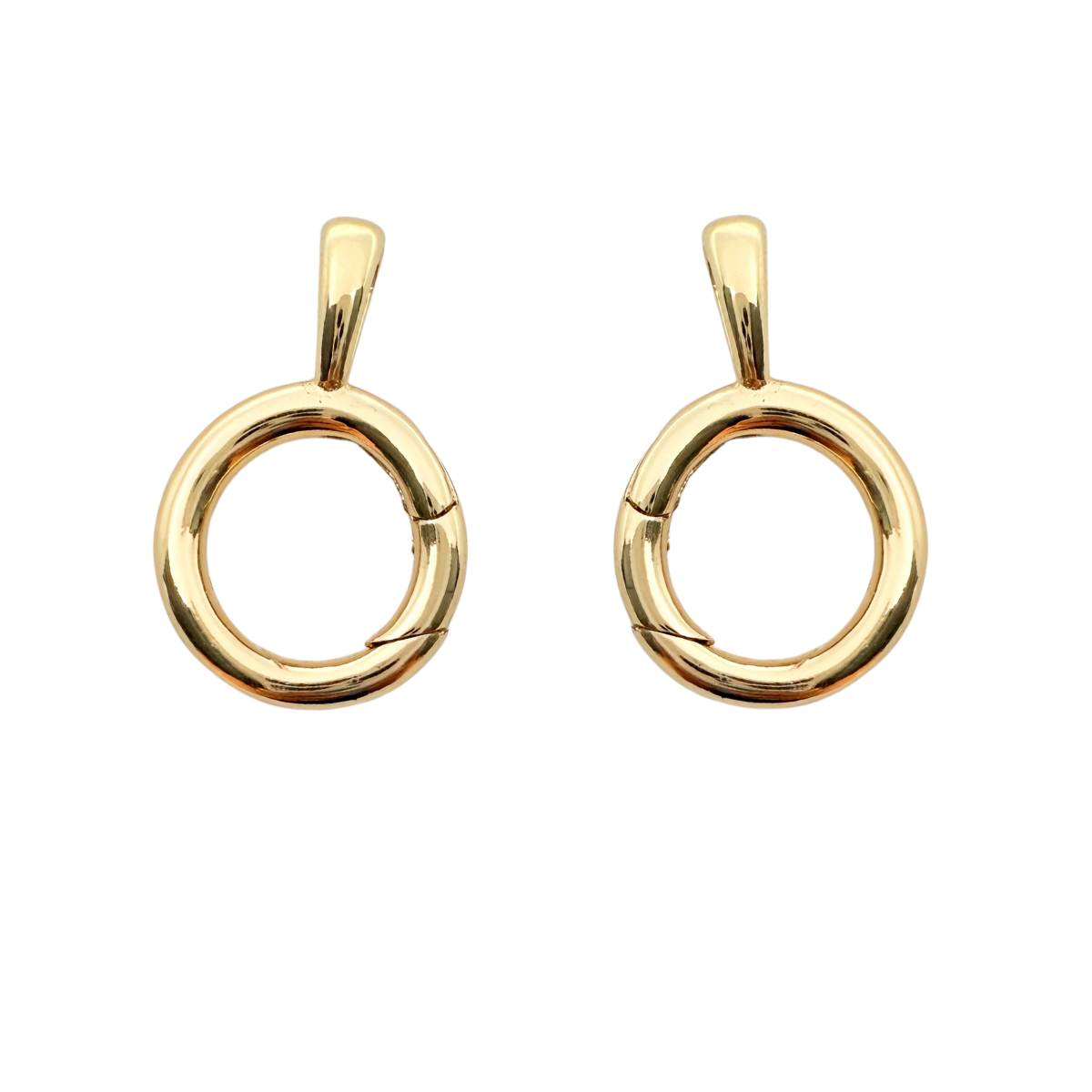 Charm Holder Pendant 15mm 2pcs Gold Plated Tarnish Resistant – Aussie ...