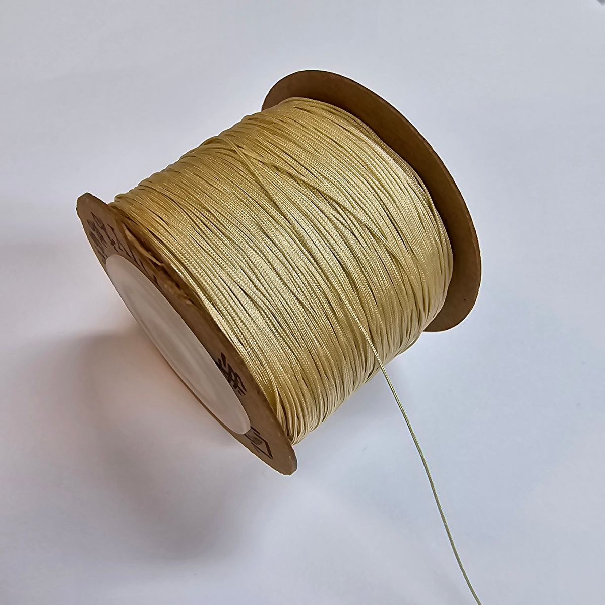 Nylon Mala Thread 0.4mm Beige 150m Roll – Aussie Bead Supply