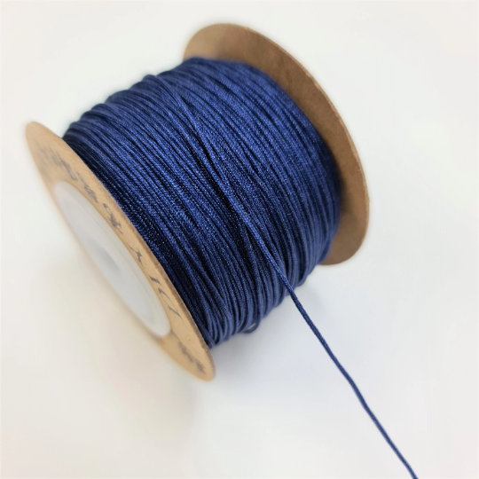 Nylon Mala Thread 0.8mm Navy 120m Roll – Aussie Bead Supply